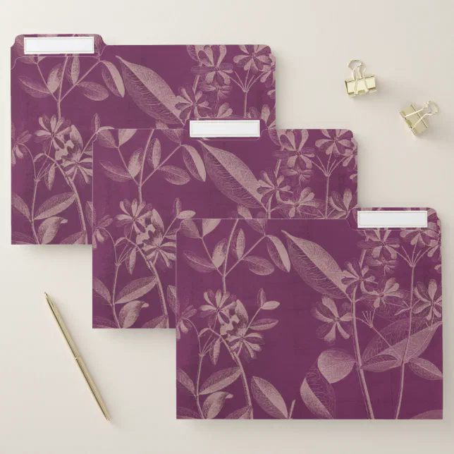 Modern Botany III File Folder | Zazzle