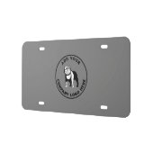 Modern Brand Logo Company Vet Business License Plate | Zazzle