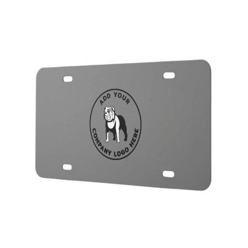Modern Brand Logo Company Vet Business License Plate | Zazzle