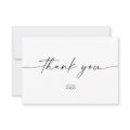 Modern Branded Thank You | Zazzle