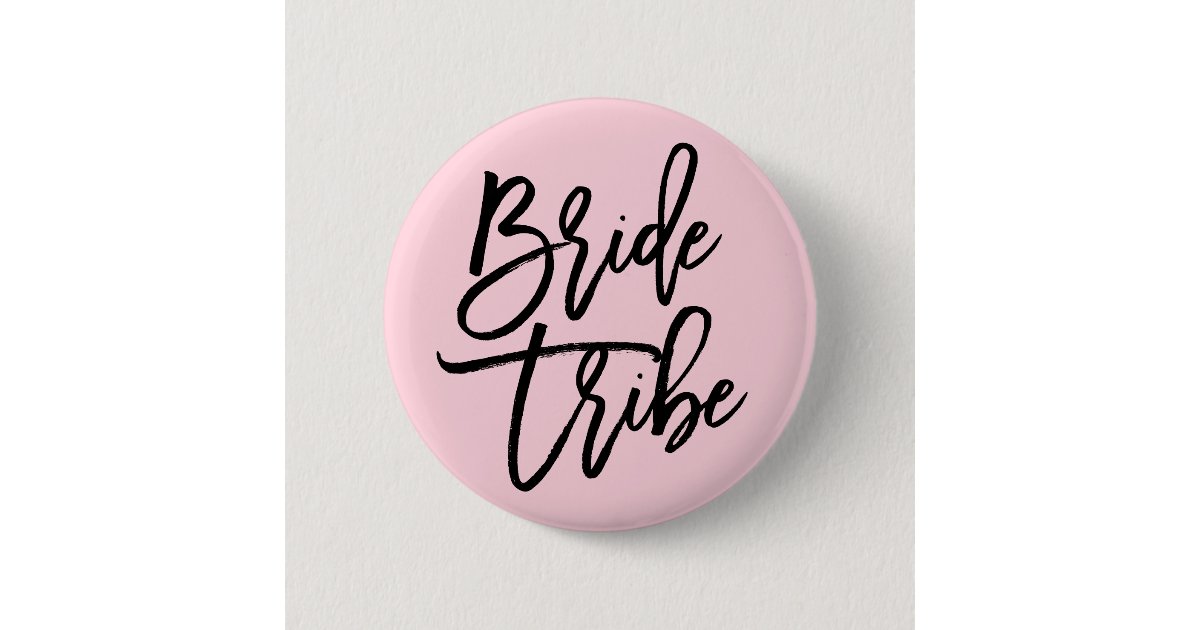 Modern Bride Tribe Button | Zazzle