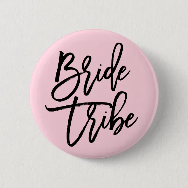 Modern Bride Tribe Button | Zazzle