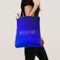 Modern Bright Blue & Purple Gradient Ombre Tote Bag | Zazzle
