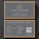 Modern Building Construction Wood QR Code Business Card | Zazzle
