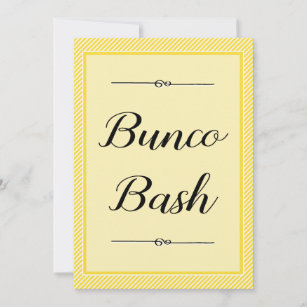 Bunco Invitations | Zazzle