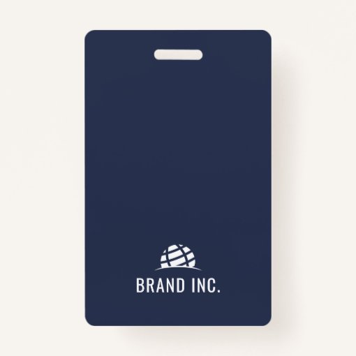 Modern Business ID Badge | Zazzle