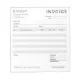Modern Business Invoice Order Sales Receipt Notepad | Zazzle