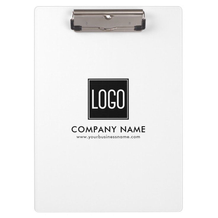 Modern Business Logo | Corporate Company Clipboard | Zazzle