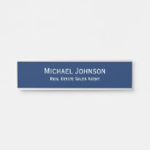Modern Business Office Name Title Professional Door Sign | Zazzle