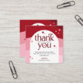 Modern Business Thank You Card Order Insert Retro | Zazzle