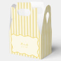 Modern Butter Yellow Wedding Favor Boxes | Zazzle