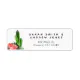 Modern Cactus, Succulent and Floral Wedding Label | Zazzle