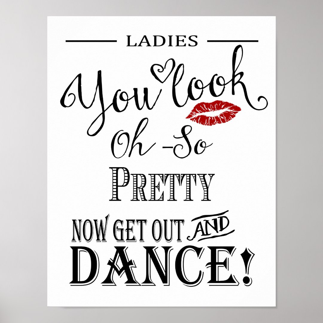 Modern Calligraphy Bathroom wedding print | Zazzle