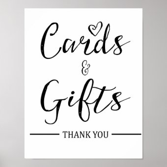 Modern Calligraphy Cards and gift print | Zazzle