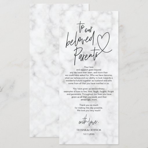 Modern calligraphy Place Setting Thank You Card | Zazzle