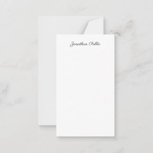 Modern Calligraphy Script Name Template Trendy | Zazzle