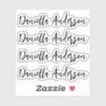 Modern Calligraphy Signature Name Vinyl Label, Sticker | Zazzle