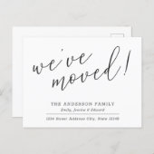 Modern Calligraphy We've Moved Moving Announcement | Zazzle