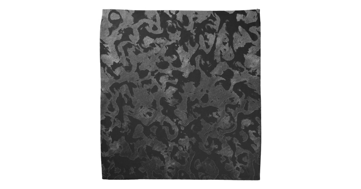 Modern Camo -Black and Dark Grey- camouflage Bandana | Zazzle.com