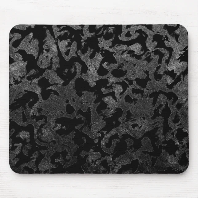 Modern Camo -Black and Dark Grey- camouflage Mouse Pad | Zazzle