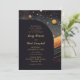 Modern Celestial Musical Moon Galaxy Wedding Invitation | Zazzle