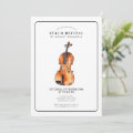 Modern Cello Music Recital Invitation | Zazzle