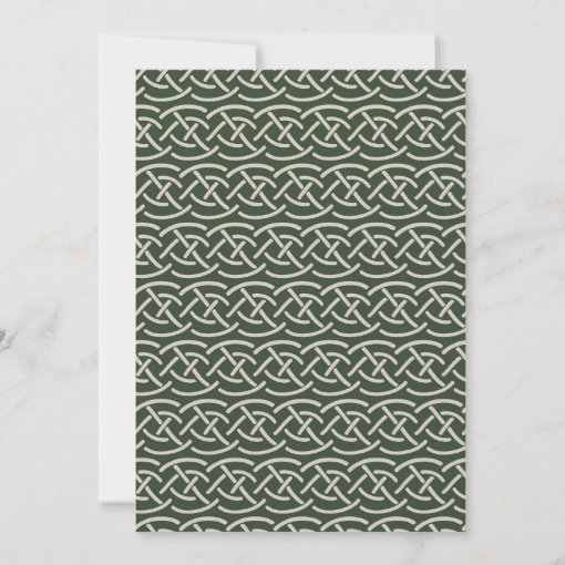 Modern Celtic Knot Logo Note Card | Zazzle