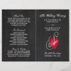 The Fancy Chalkboard Wedding Collection Programs | Zazzle.com