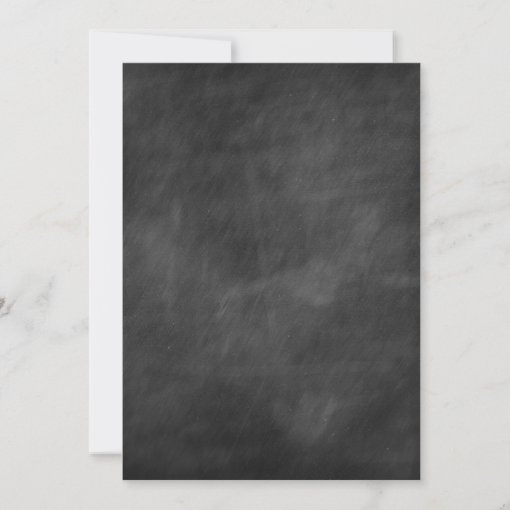 Modern Chalkboard Wedding Invitation | Zazzle