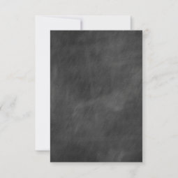 MODERN CHALKBOARD WEDDING RESPONSE CARD | Zazzle