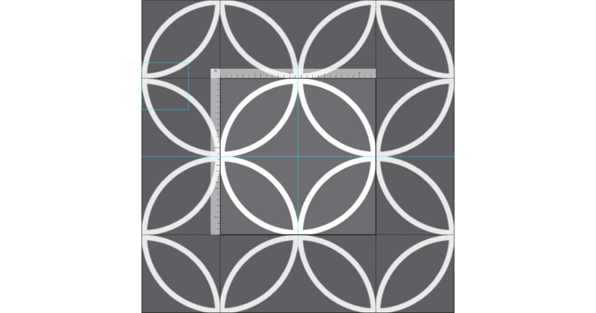 Modern Charcoal Gray White Circle Diamond Pattern Fabric | Zazzle