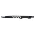 Modern Checker Checkerboard Add Name Black White Pen | Zazzle