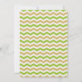 Modern Chevron Green Tan Birthday Invitation | Zazzle