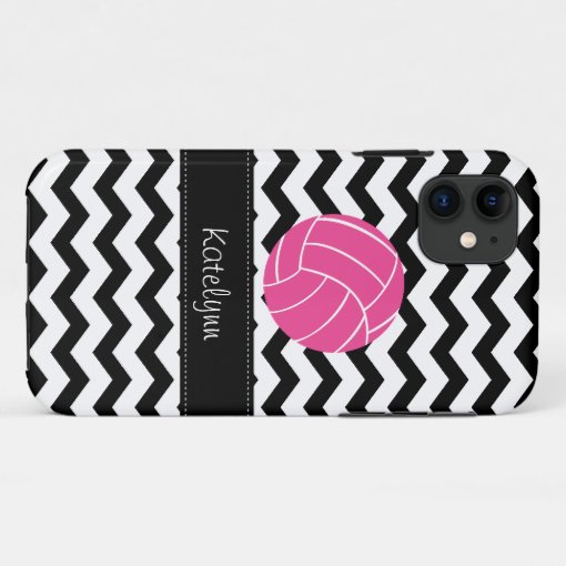 Modern Chevron Zigzag Volleyball iPhone 5 Case | Zazzle