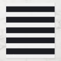 Modern Chic Black & White Striped Wine Label | Zazzle