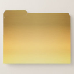 Modern Chic Elegant Gold Foil Background File Folder | Zazzle