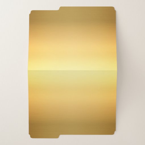 Modern Chic Elegant Gold Foil Background File Folder | Zazzle