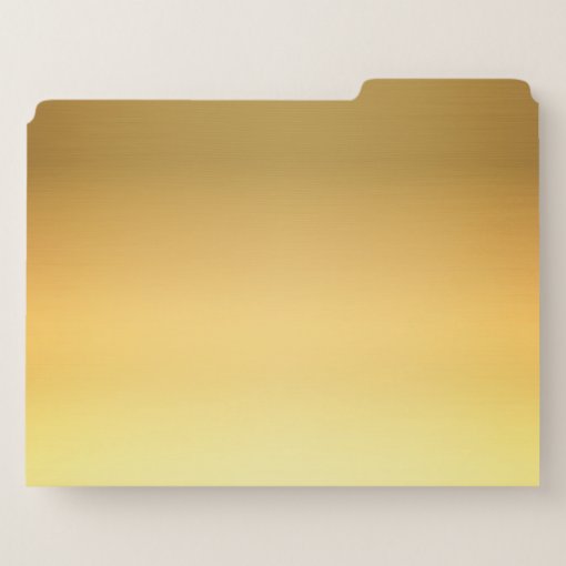 Modern Chic Elegant Gold Foil Background File Folder | Zazzle
