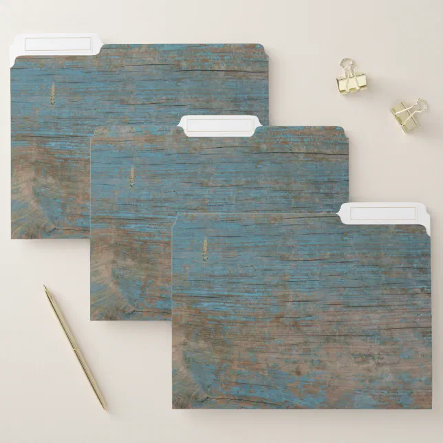 Modern Chic Elegant Wooden Background File Folder | Zazzle