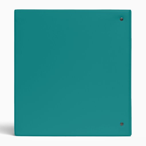 Modern Chic Gold Circle Logo Teal Minimalist 1" 3 Ring Binder | Zazzle