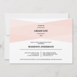 Modern Chic | Graduation Invitation | Zazzle