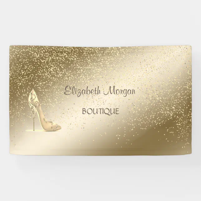 Modern Chic ,Luminous, High Heels Banner | Zazzle