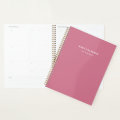 Modern Chic Pink 2023 Weekly Monthly Non-Dated Planner | Zazzle