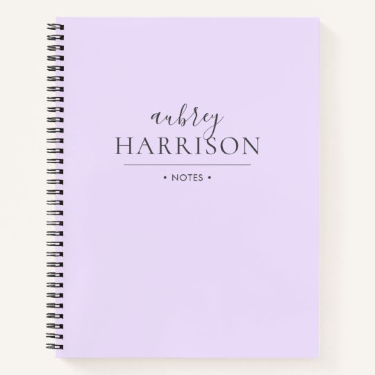 Modern Chic Simple Notebook | Zazzle.com