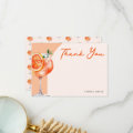 Modern Chic Thank You Aperol Spritz Thank You | Zazzle