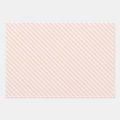Modern Chic White & Pink Stripe, Chevron & Dots Wrapping Paper Sheets ...