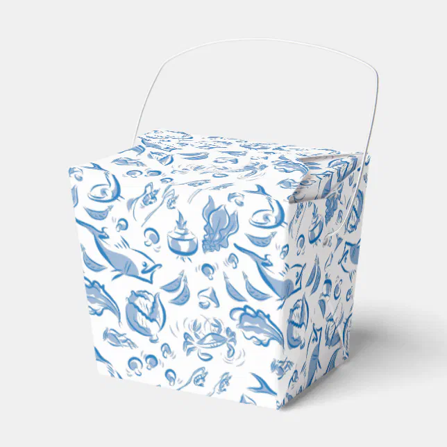 Modern Chinese Cuisine Ink Drawing Take-out Box | Zazzle