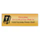 Modern Christian Church Greeter Usher Yellow Name Tag | Zazzle