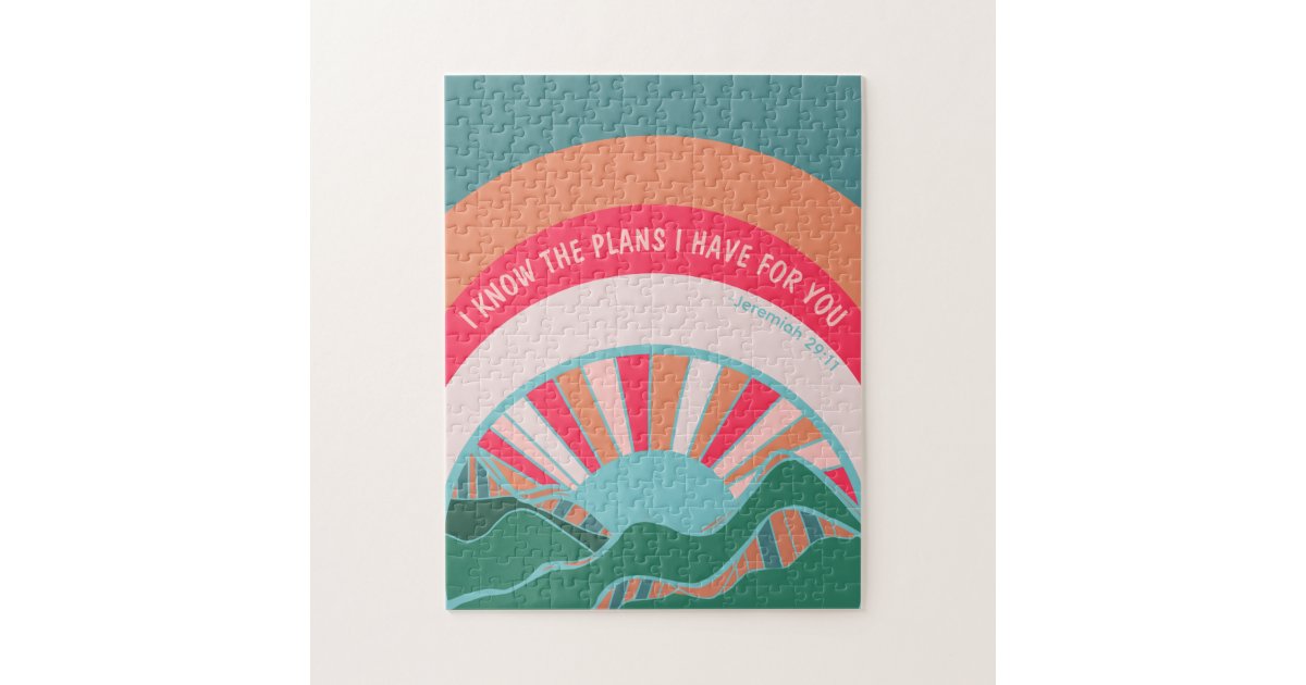 Modern Christian Jeremiah Inspirational Jigsaw Puzzle | Zazzle