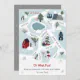 Modern Christmas map story telling illustrations Holiday Card | Zazzle